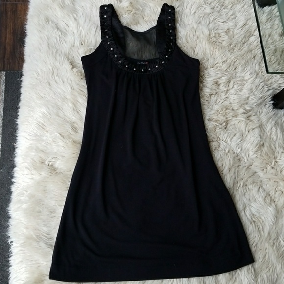 G by Guess | Dresses | G By Guess Studded And Sheer Dress | Poshmark